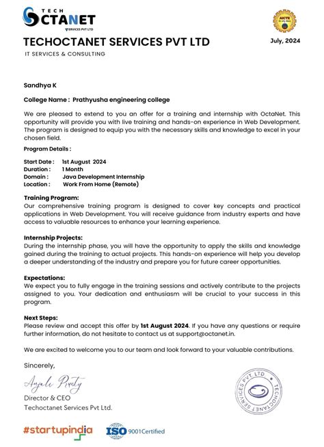 Internship Octanet Careergrowth Newbeginnings