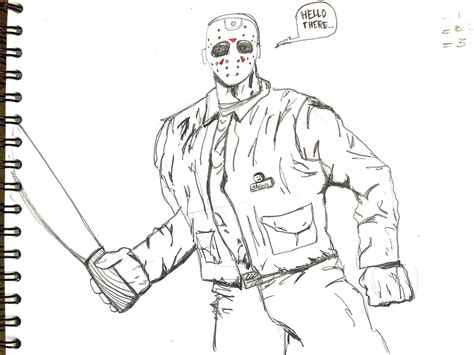 How To Draw Jason Voorhees
