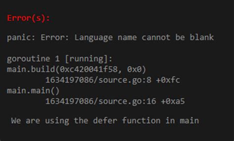 Golang Panic How Does Panic Work In Go Language With Examples