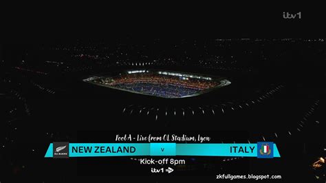 RUGBY UNION Rugby World Cup New Zealand Vs Italy