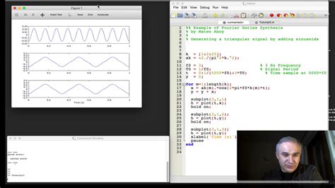 DSP Topic 2 Octave MATLAB Example Of Fourier Synthesis YouTube