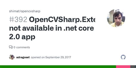 OpenCVSharp Extensions Not Available In Net Core App Issue Shimat Opencvsharp GitHub