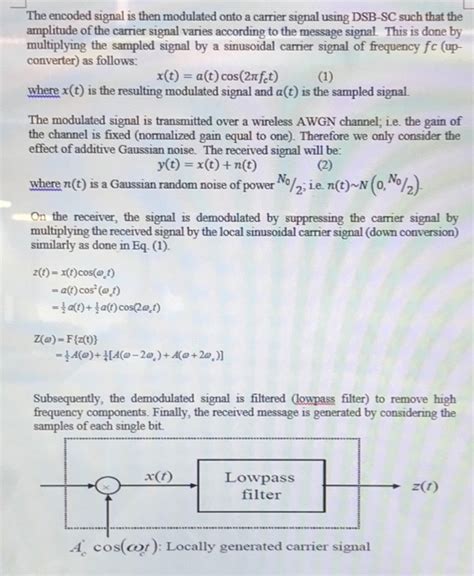 Descriptionn Amplitude Modulation AM Is A Scheme Chegg