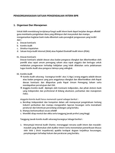 Sop Audit Internal Pdf