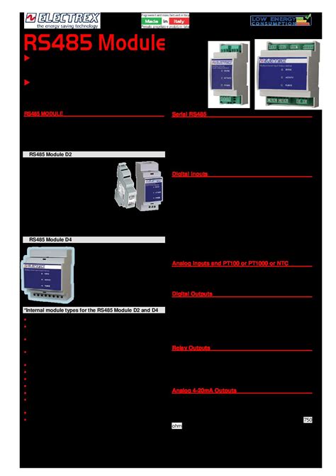 Modulers485 Electrisium International