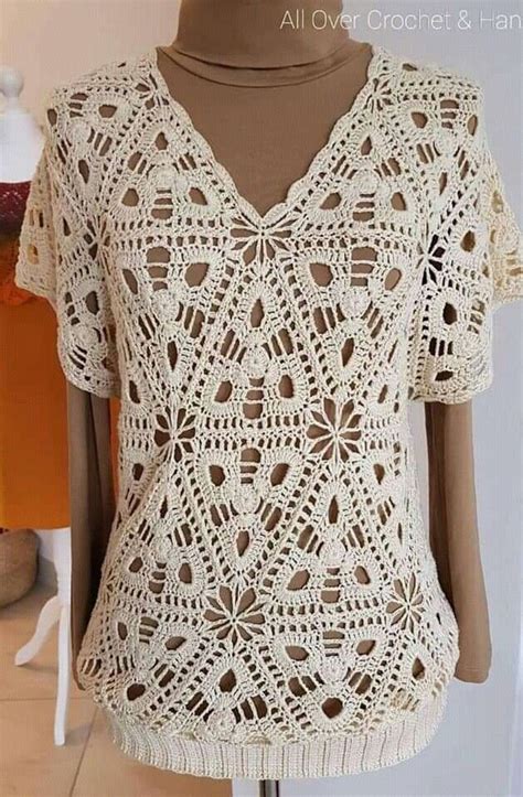 Most Stylish Fashion Designer Crochet Embroidered Lace Pattern Crop Top