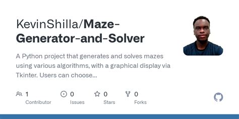GitHub KevinShilla Maze Generator And Solver A Python Project That