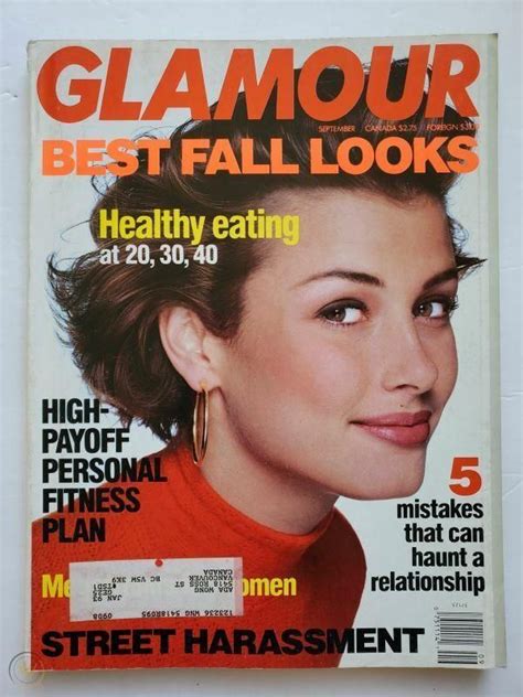 91992 Glamour Mag Bridget Moynahan Daniela Pestova Veronica Webb Tanya