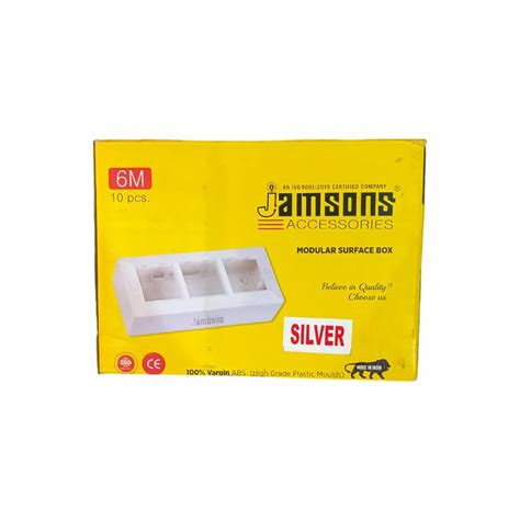 Abs Jamsons 6 Modular Plate Box White At ₹ 510 Piece In Ahmedabad Id 2854037178833