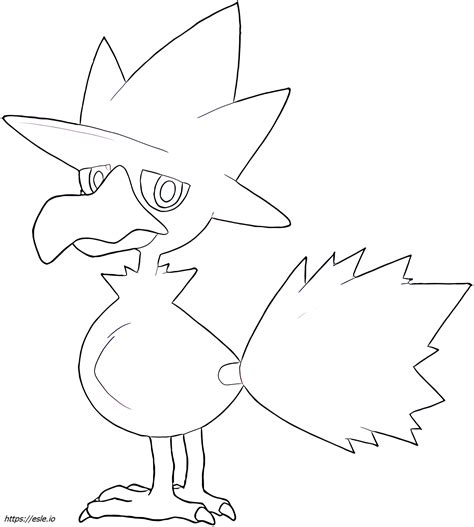 Murkrow ポケモン ぬりえ 塗り絵