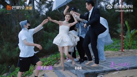 吳千語沙灘婚照曝光露肩短裙晒長腿 曾不被夫家接納惡劣天氣喻愛情 星島日報