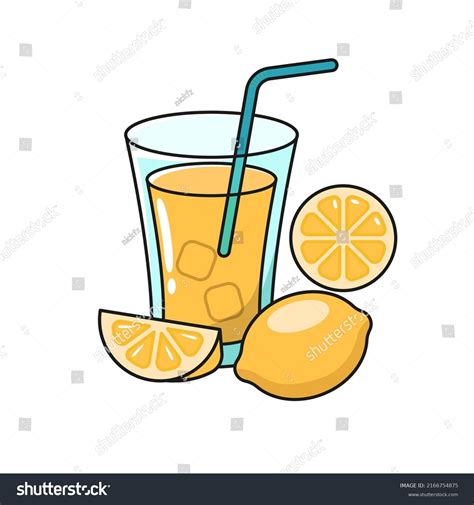Lemonade Vector Illustration Cartoon Style Isolated Stock Vector