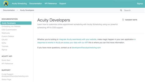 Acuity Scheduling Embedding And Developer Integration Envato Tuts