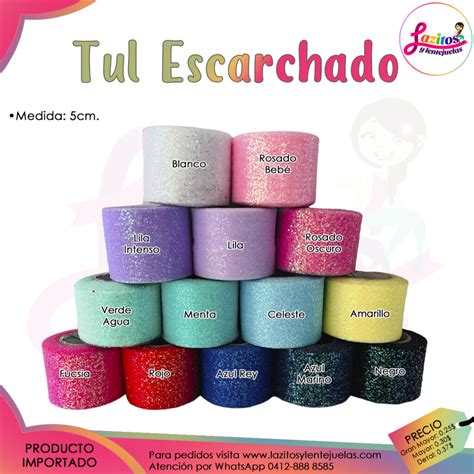 TUL ESCARCHADO Lazitos Y Lentejuelas