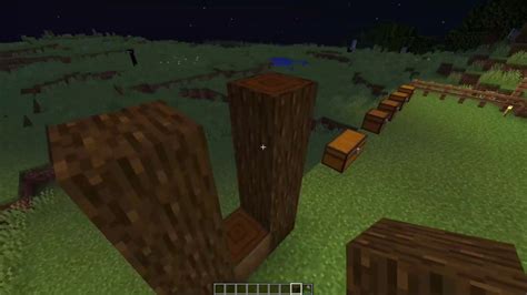 MINECRAFT COMO HACER TRONCOS DE ROBLE OSCURO SIN CARAS YouTube