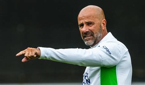 Groot Compliment Voor Psv Trainer Peter Bosz Nog Vóór De Wedstrijd