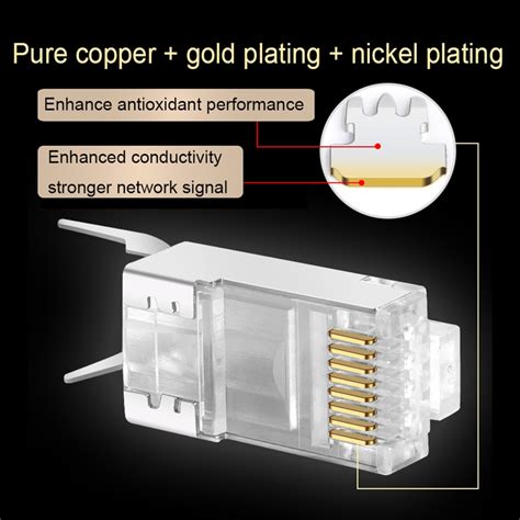 Xintylink Cat7 Rj45 Connector Rj 45 Ethernet Cable Vicedeal