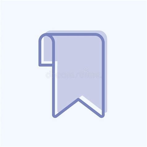 Icon Bookmark Suitable For Web Interface Symbol Two Tone Style Simple Design Editable Design