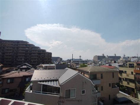京急蒲田と京急川崎間から見えた、かなとこ 東京都大田区 Kohyok ウェザーニュース