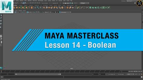 Maya Masterclass 14 How To Use Boolean Beginner Tutorial Youtube