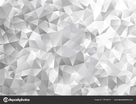 Black White Geometric Pattern Triangle Polygon Design Vector Background