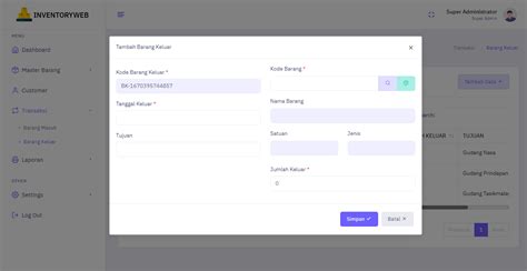GitHub Fitrayana Laravel Inventoryweb Mengelola Data Barang Masuk Dan Barang Keluar