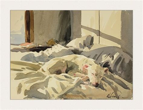 Andy Evansen Watercolor Reading In Bed Artist National Gallery Of Art