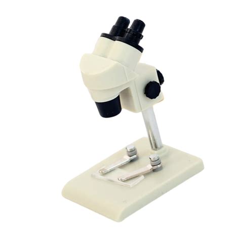 Miniature Microscope For Dollhouses Decors And Scientific Exploration 1