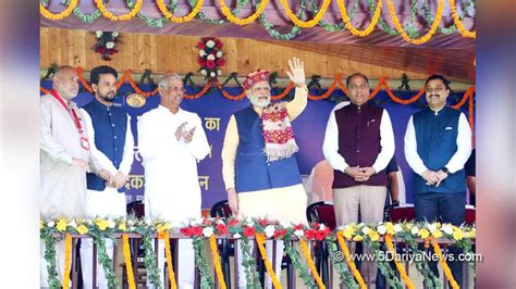 Narendra Modi Participates In Kullu Dussehra Celebrations At Dhalpur Ground