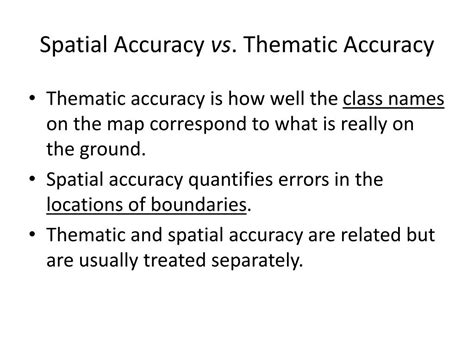 Ppt Accuracy Assessment Of Thematic Maps Powerpoint Presentation