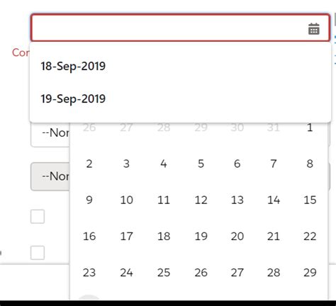 Lightninginputfield Type Date Showing Both Date Picker And History Of Dates How To Avoid