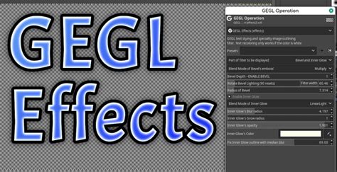 gimp layer effects filter plugin new version release gegl effects has