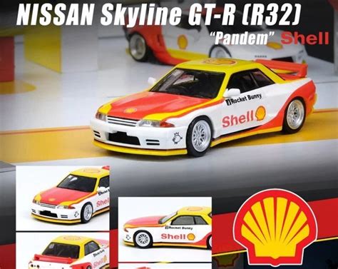 Nissan Skyline Gt R R32 Pandem Rocket Bunny Shell Inno64 164 £