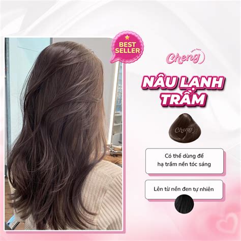 Thuốc Nhuộm Tóc Màu NÂu LẠnh TrẦm Không Tẩy Chenglovehair