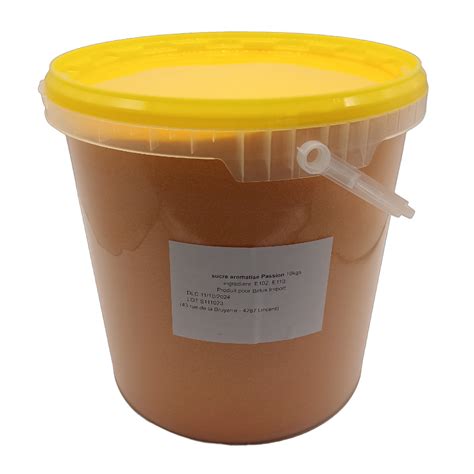 Sucre barbe à papa Orange Passion 10 Kg
