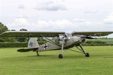 "Аист" на авиашоу в Шатллворте.Fieseler Fi 156 Storch | Пикабу