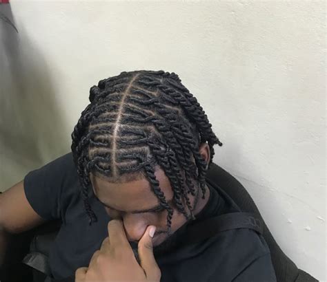 Men Loc Twists Dreadlock Hairstyles For Men Twist Hair Men Short