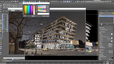 Dsmax Arnold Exterior Lighting Creating A Night Shot Youtube