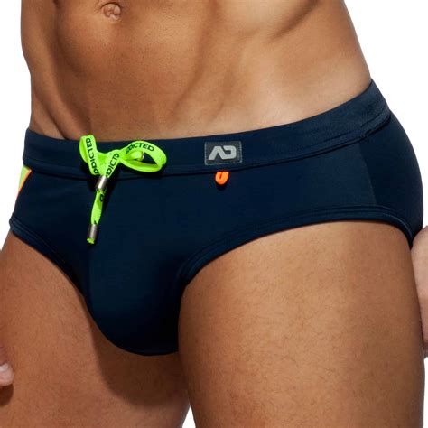 Addicted Racing Side Swim Briefs Navy Blue Inderwear