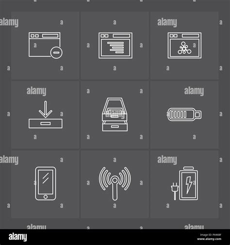 Battery Wifi Network Infrared Signals Web User Interface