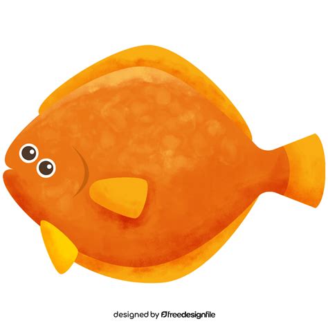 Flounder Fish Clipart Free Download