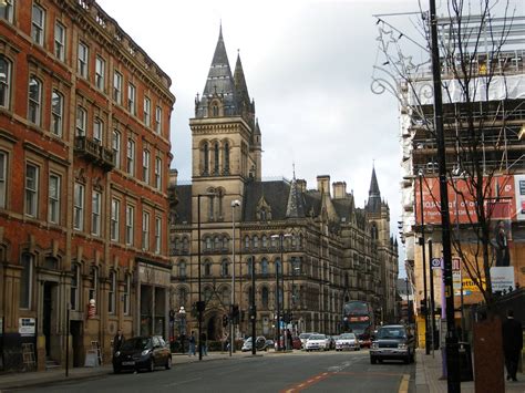 Manchester North West England Wielka Brytania największa