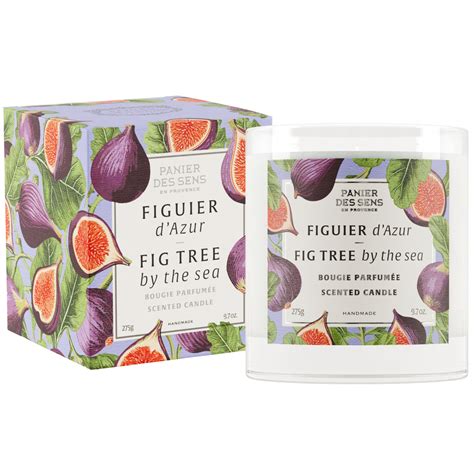 VEGETABLE WAX SCENTED CANDLE Fig Tree By The Sea Panier Des Sens