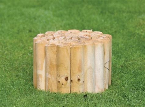 Log Roll In Pressure Impregnated Timber Measuring At 20cm X 2 5m With Half Round 5cm Diameter