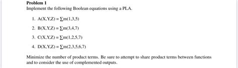 Solved Problem 3 Design The Systems Described In Problem 1