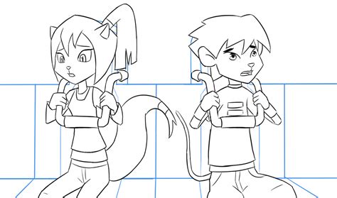 Sumo Mouse Tabby And Yamas First Ride Sketch By Pingo04 On Deviantart