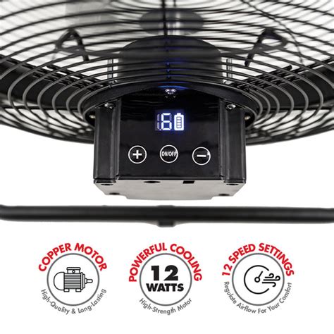 Bennett Read Hfn112 30cm Rechargeable Floor Fan New World