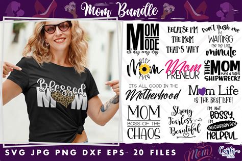 Mom Svg Bundle Mom Svg Files For Cricut By Crafty Mama Studios TheHungryJPEG