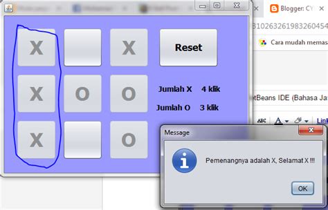 Cara Membuat Game Tic Tac Toe Dengan Netbeans Ide Bahasa Java Cyber Odink
