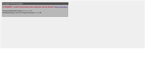 Extbase Submit Form With Methodget In Typo3 Backend Module Gives Error Stack Overflow